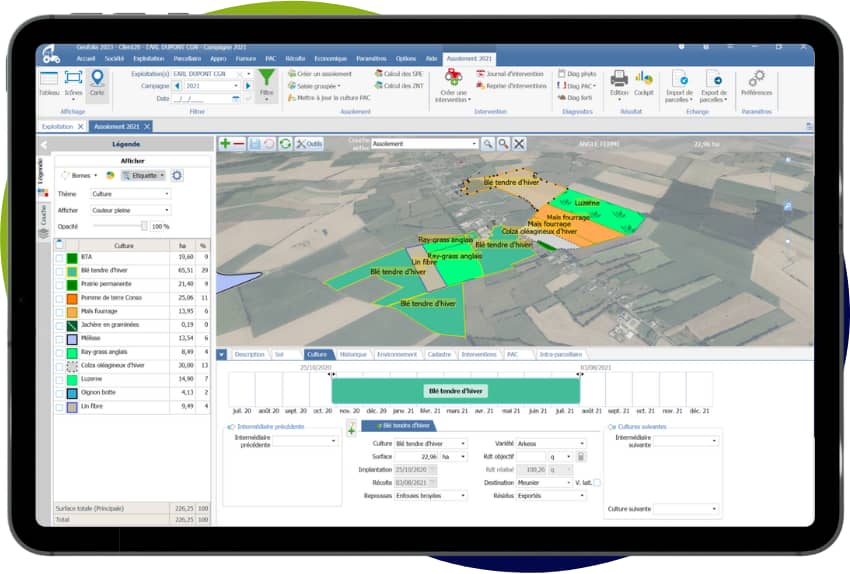 gestion parcellaire agricole
